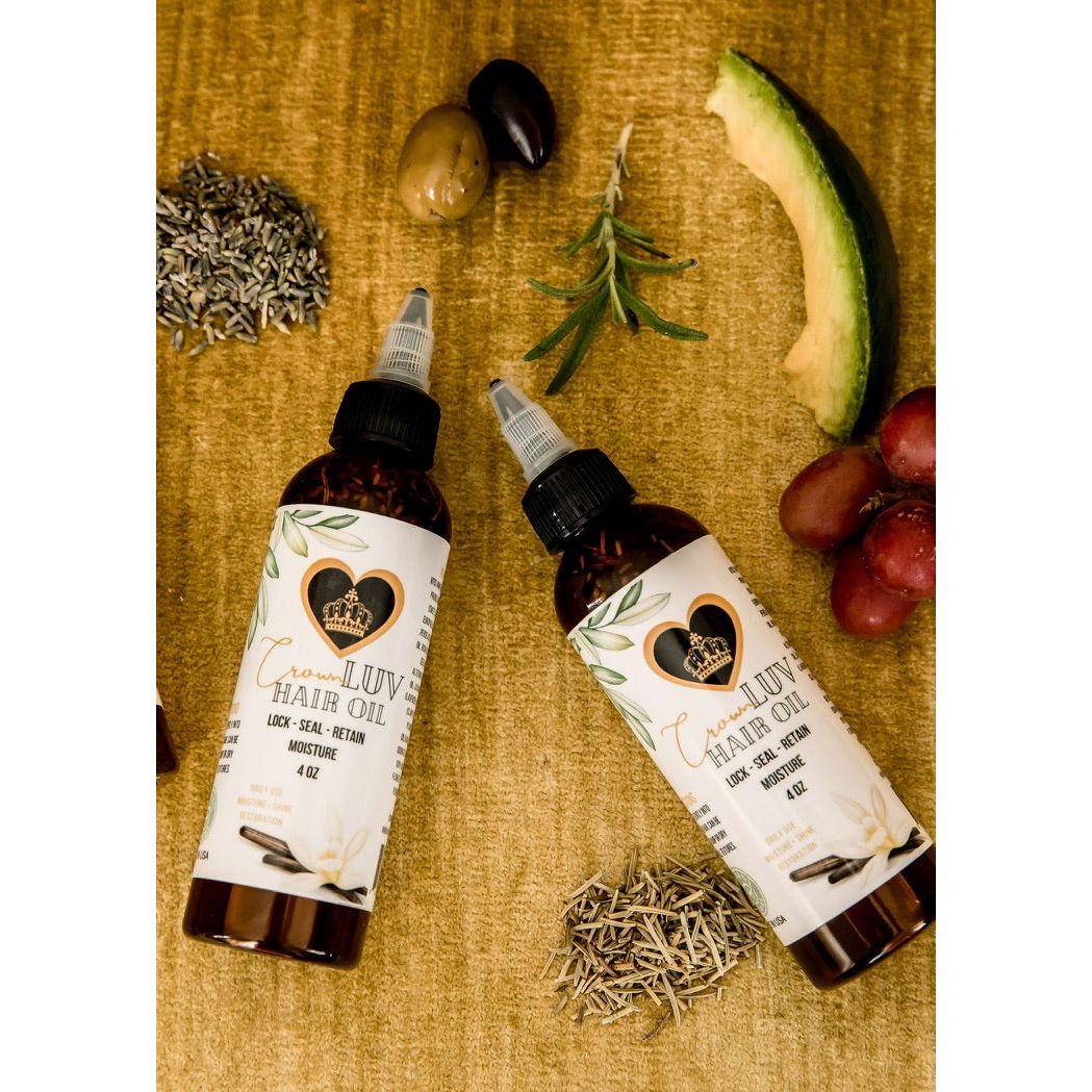 HERB-INFUSED HAIR OIL BUNDLE – CrownLUV